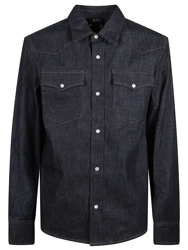 A.p.c. Classic Cotton Western Shirt For