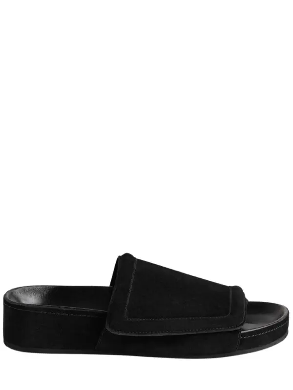 Phoebe Philo Adjustable Waistband Sling Jacket In Calf Leather - Black