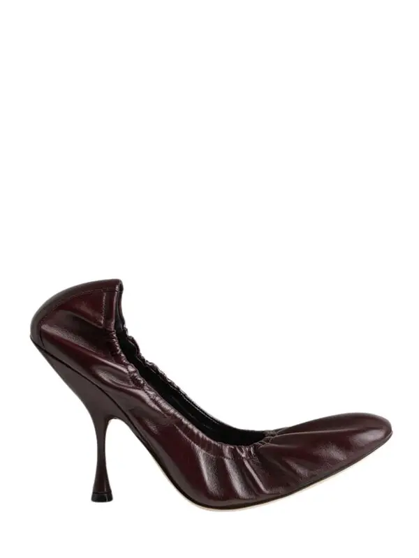 Phoebe Philo Low Pucker Pump 45 - Red