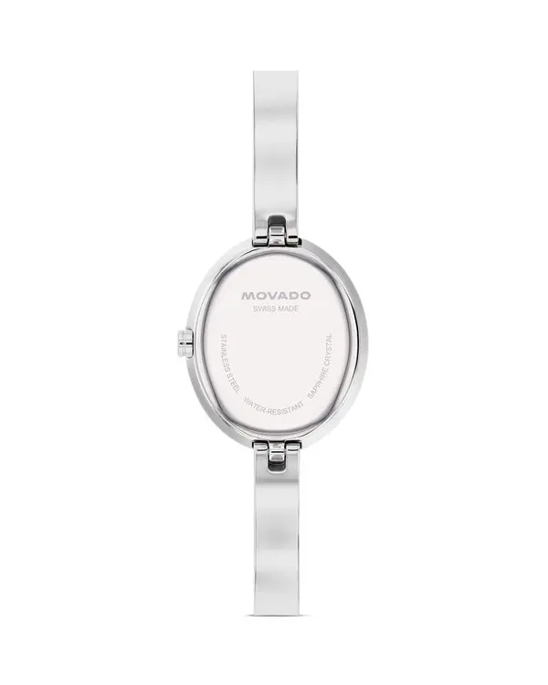 Movado Museum Watch, Oval Case, Bangle Bracelet