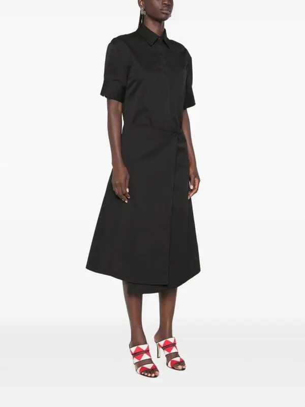 Loewe Cotton And Silk Long Dress