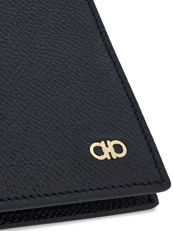 FERRAGAMO Micro Gancio Leather Wallet