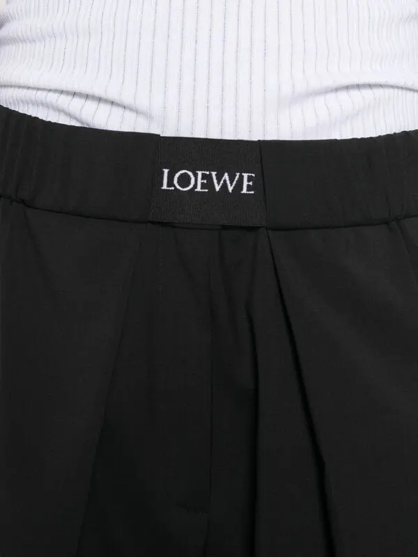 Loewe Cotton And Silk Trousers