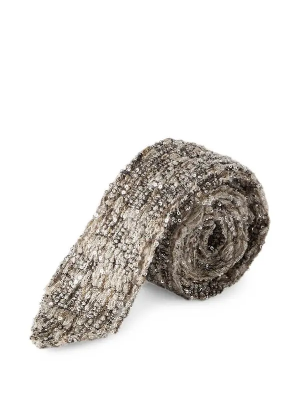 Brunello Cucinelli Embroidered Tie