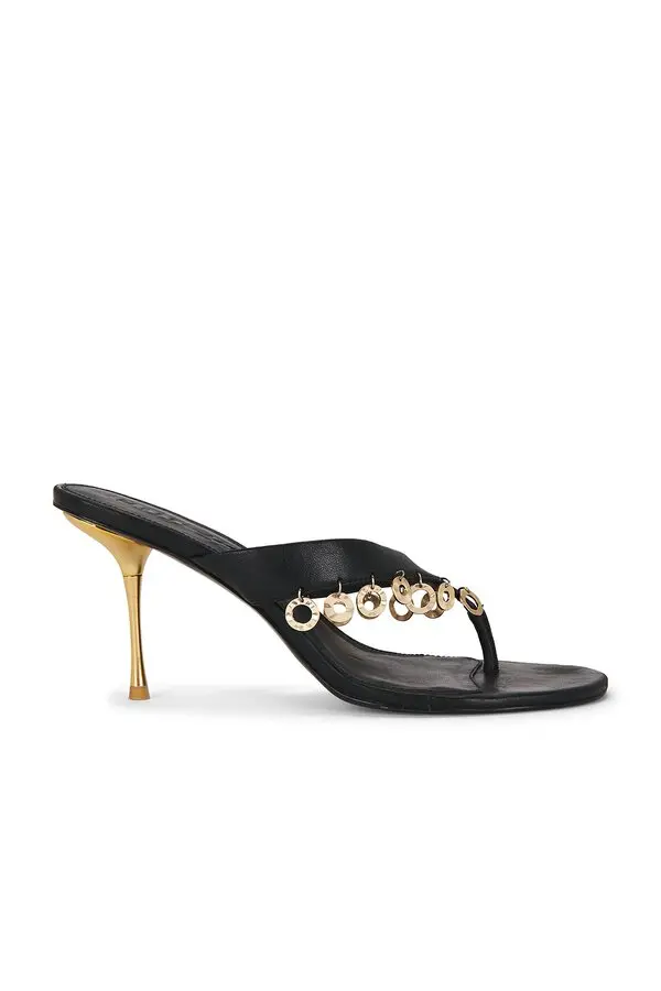 Cult Gaia Stella Embellished Sandal - Black