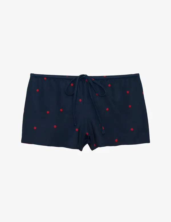 Araks Polly Short Swim Shorts In Lagoon Dot - Red