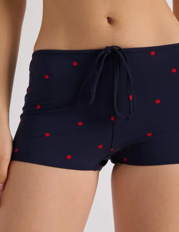 Araks Polly Short Swim Shorts In Lagoon Dot