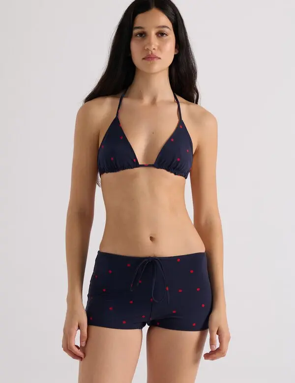 Araks Polly Short Swim Shorts In Lagoon Dot