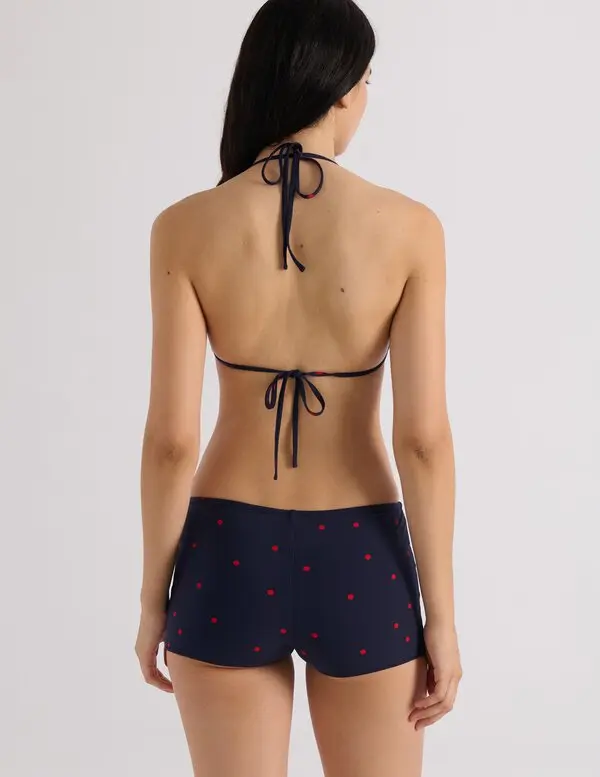 Araks Polly Short Swim Shorts In Lagoon Dot