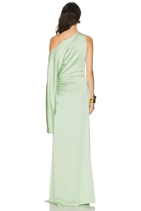 Silvia Tcherassi Textured Satin Gown