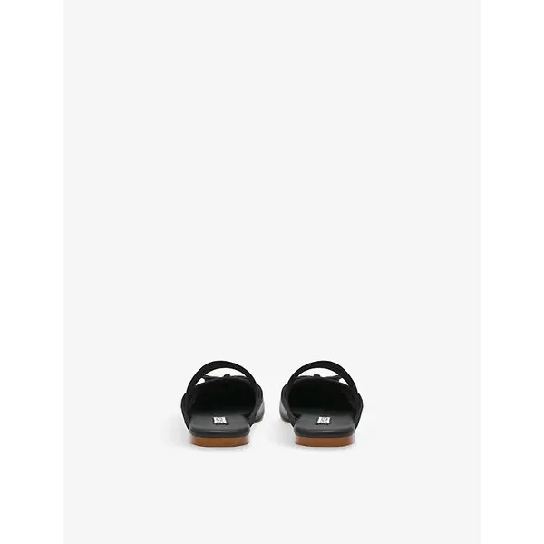Steve Madden Cutesy Leather Ballerina Mules
