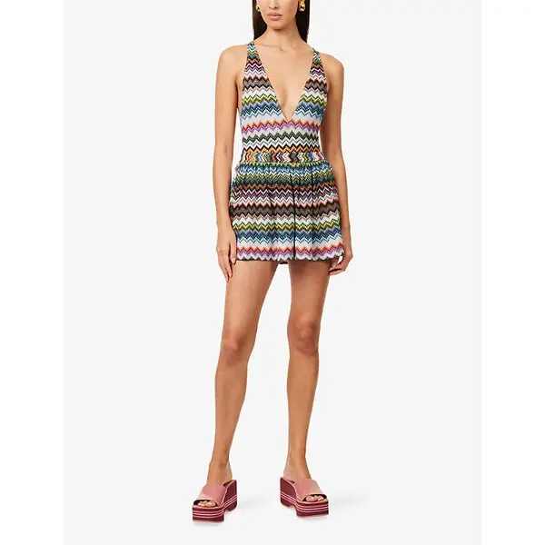 Missoni Zig-zag Knitted Shorts