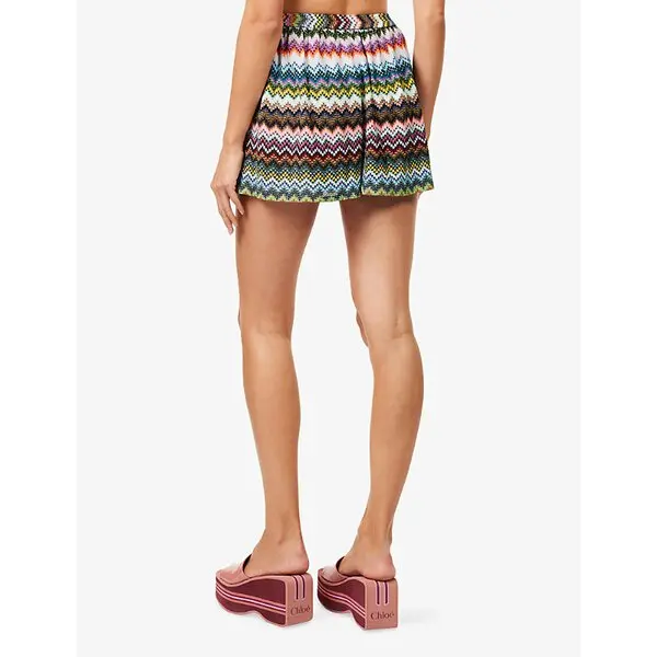 Missoni Zig-zag Knitted Shorts