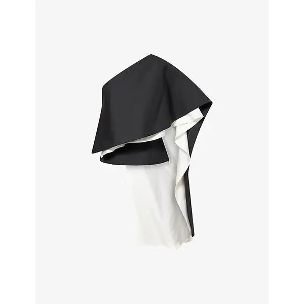 ROHE FRAMES Off-shoulder Draped Wool And Silk Top