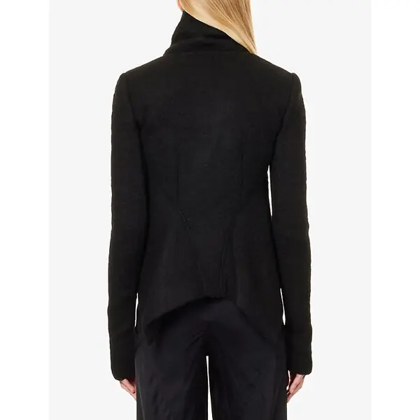 Rick Owens Naska Buttoned Wool-blend Jacket