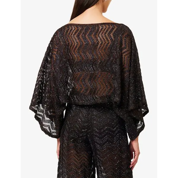 Missoni Sequinned Lamé Knitted Top