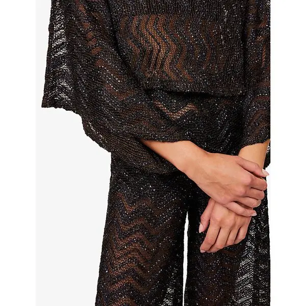 Missoni Sequinned Lamé Knitted Top