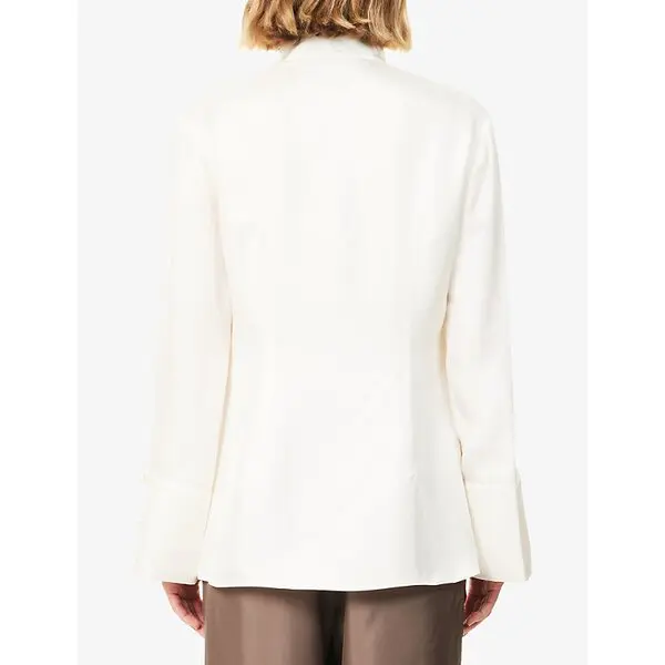 ROHE FRAMES Pankou Knotted Silk Shirt