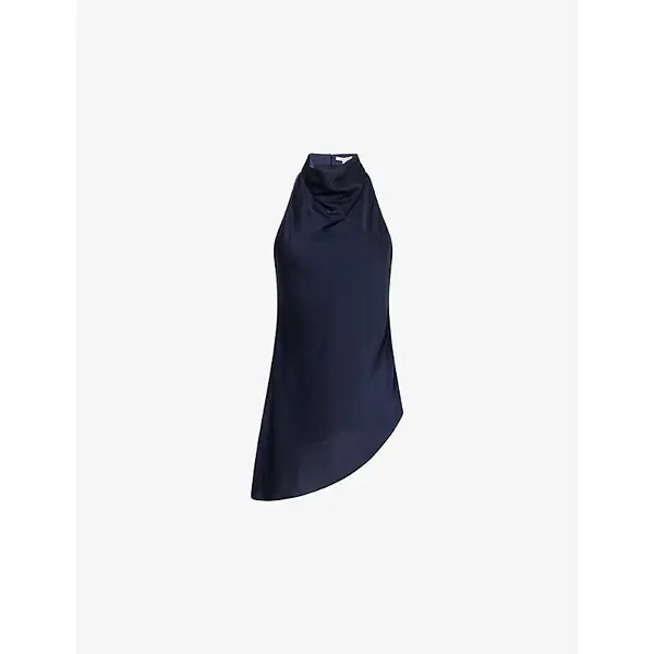 Veronica Beard Asymmetrical Drape Top