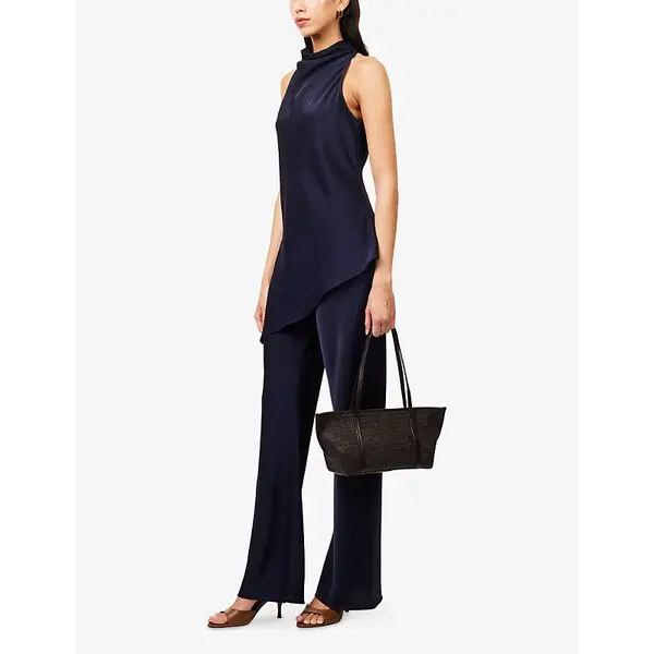 Veronica Beard Asymmetrical Drape Top