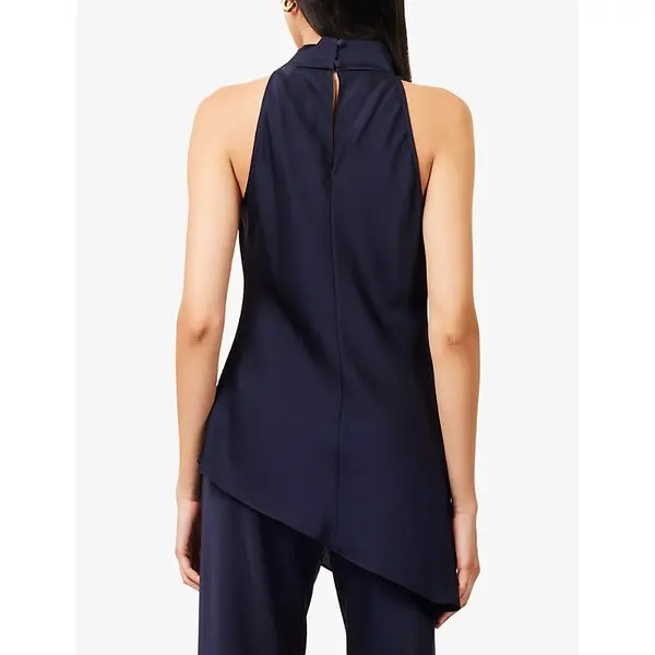 Veronica Beard Asymmetrical Drape Top
