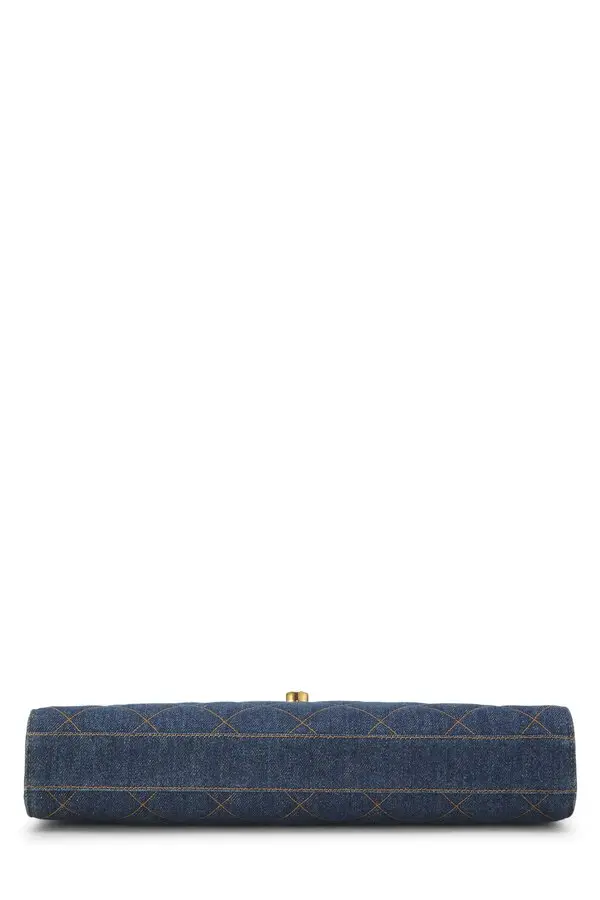 Chanel Quilted Denim Briefcase