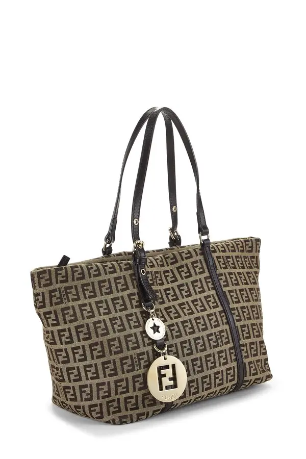 Fendi Beige Zucchino Superstar Tote