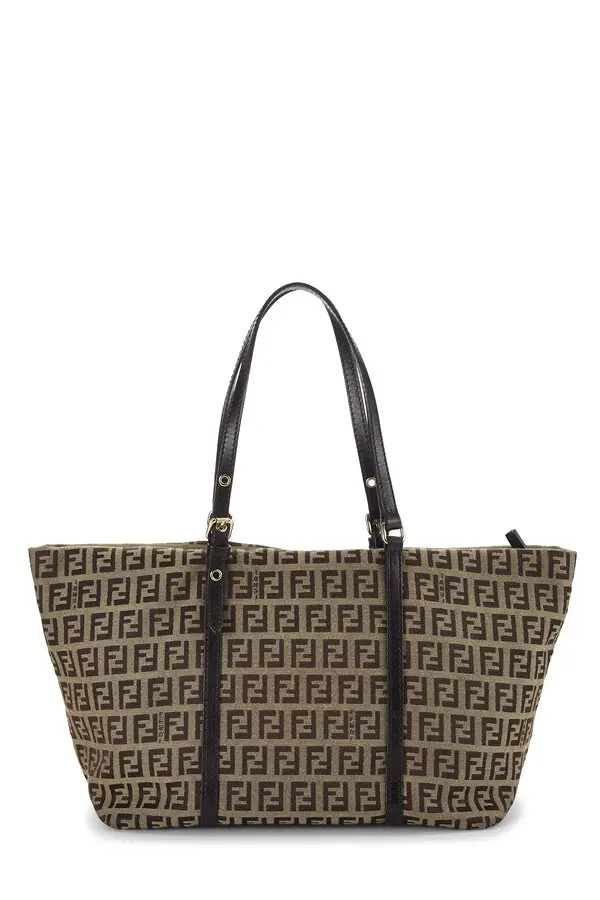 Fendi Beige Zucchino Superstar Tote
