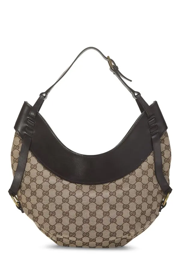 Gucci Original Gg Crescent Moon Hobo