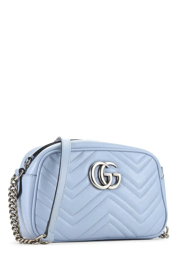 Gucci Leather Gg Marmont Crossbody Bag