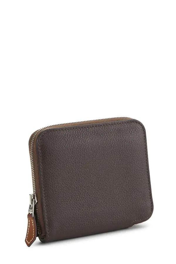 Hermès Brown Evercolor 'in Compact Wallet