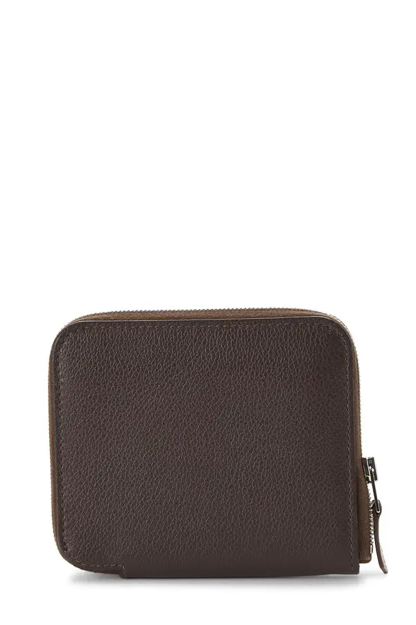 Hermès Brown Evercolor 'in Compact Wallet