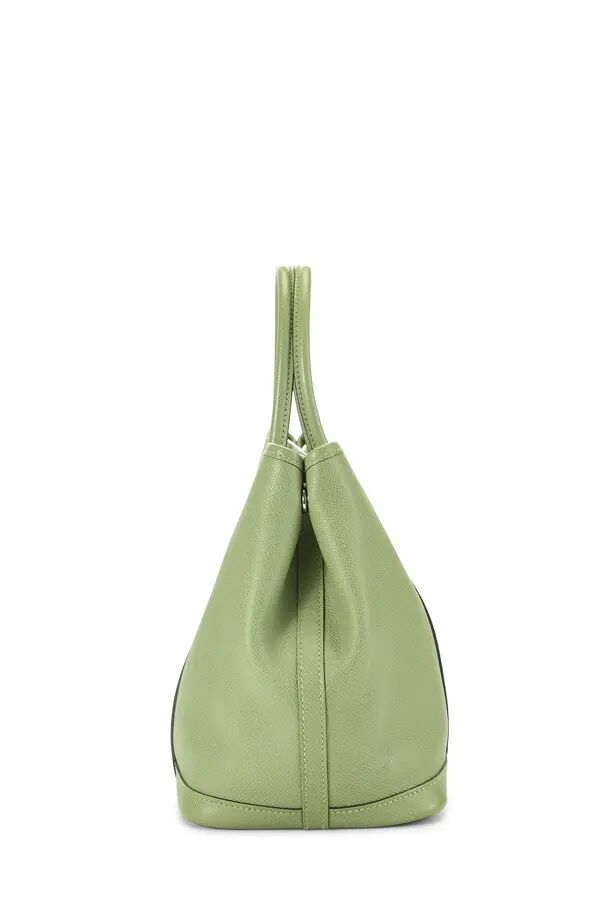 Hermès Garden Party 30 Epsom Leather Tote Bag - Green
