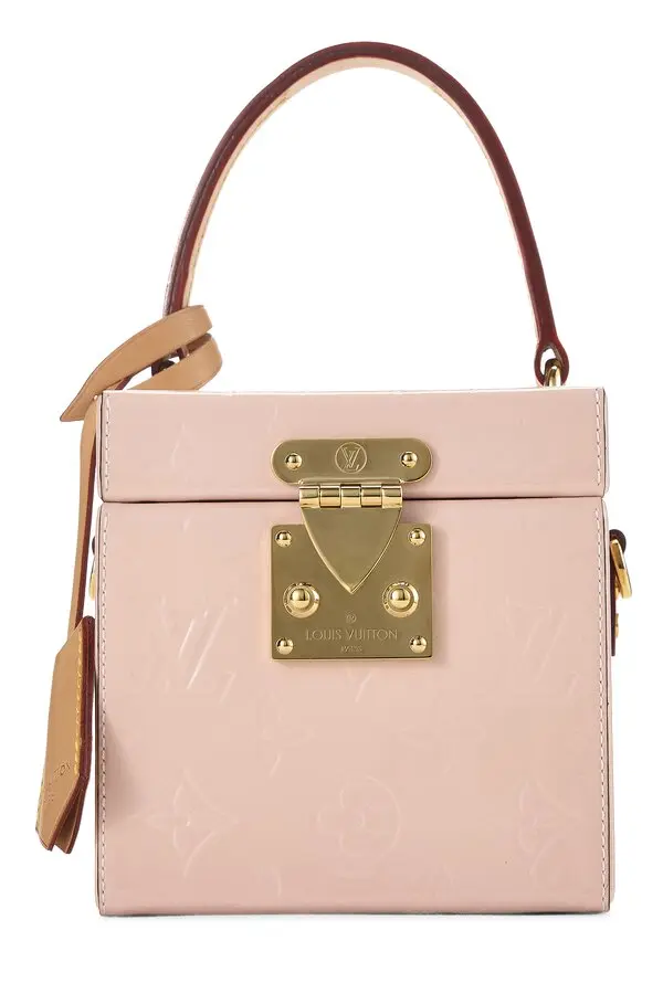 LOUIS VUITTON Vernis Bleecker Box Bag - Pink