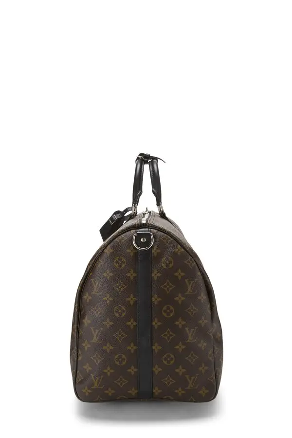 LOUIS VUITTON Monogram Macassar Keepall Bandouliere 50