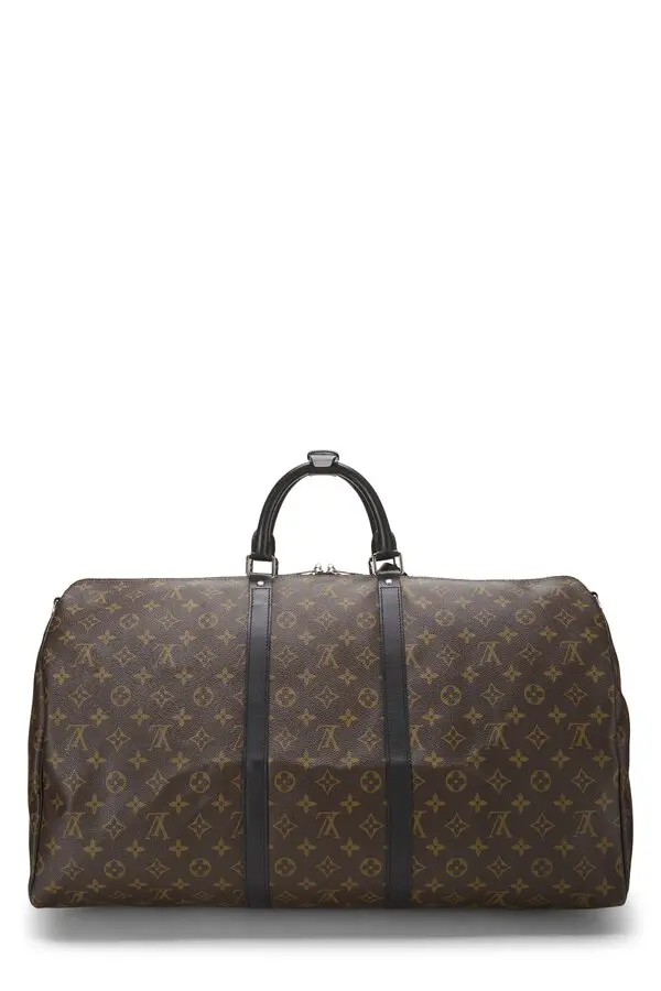 LOUIS VUITTON Monogram Macassar Keepall Bandouliere 50