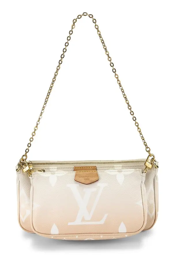 LOUIS VUITTON Monogram Giant The Pool Multi Pochette - Orange