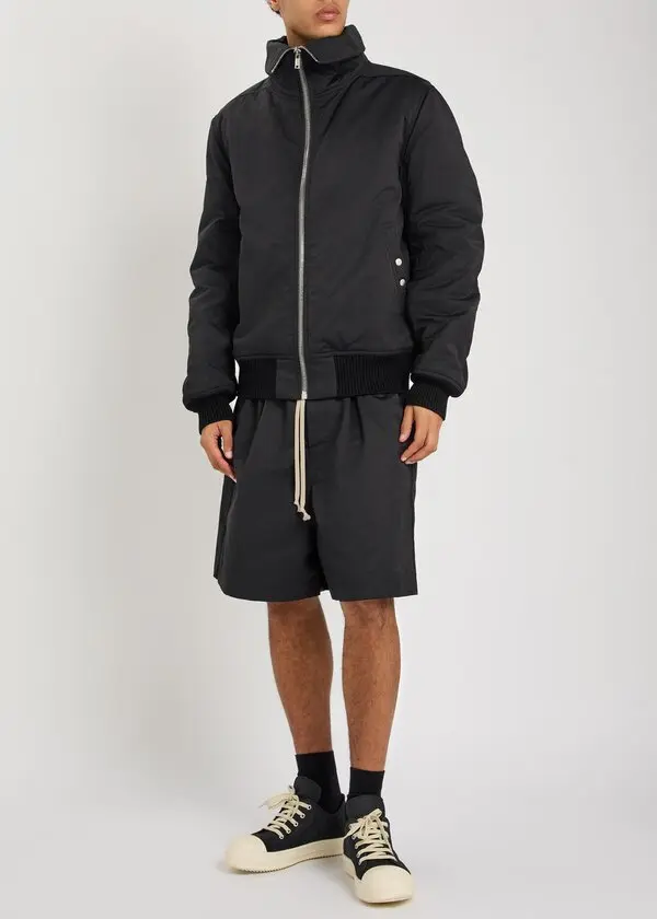 Rick Owens Faun Nylon And Cotton-blend Shorts