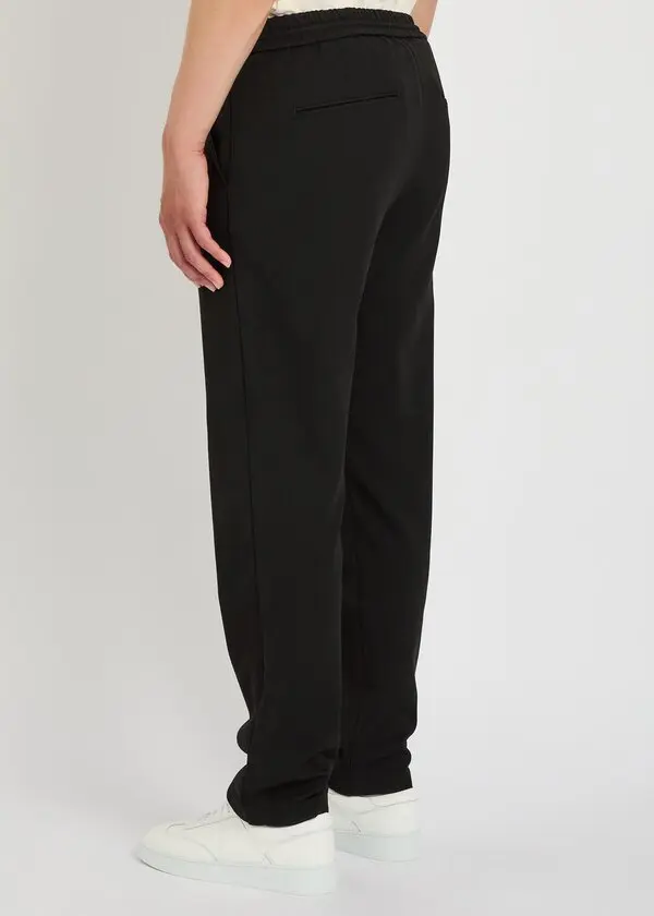 LES DEUX Tapered-leg Trousers - Black