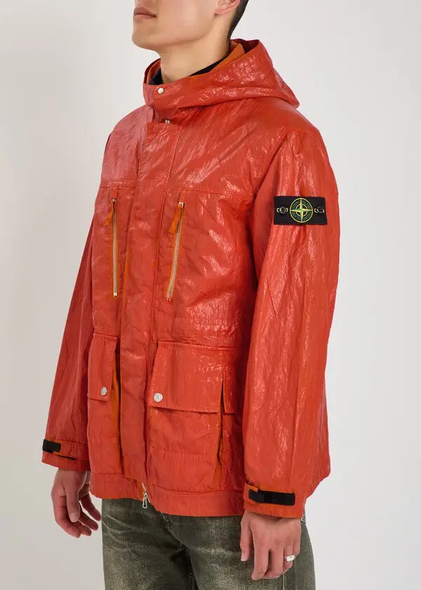 Stone Island Hooded Nylon Jacket