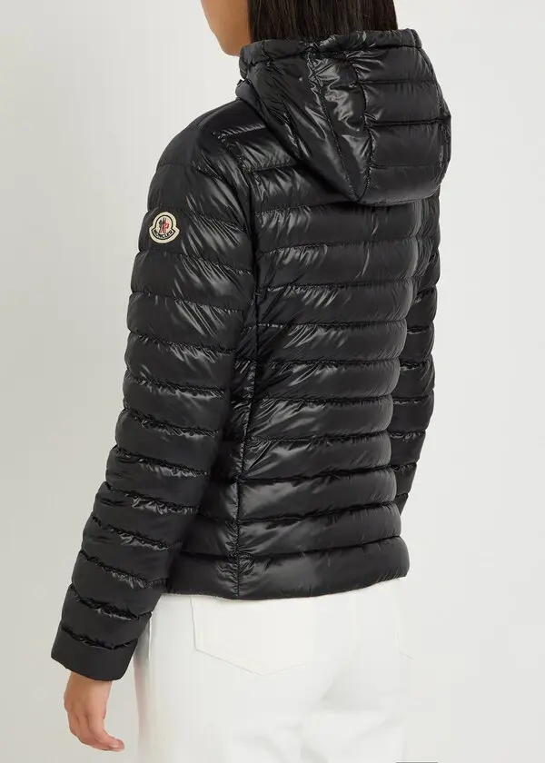 Moncler Padded Hooded Nylon Jacket - Black