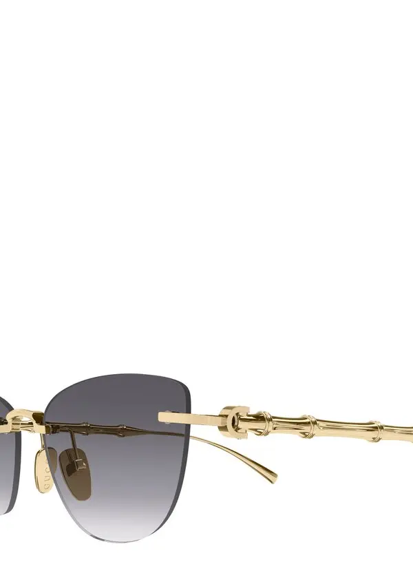 Gucci Rimless Square-frame Sunglasses
