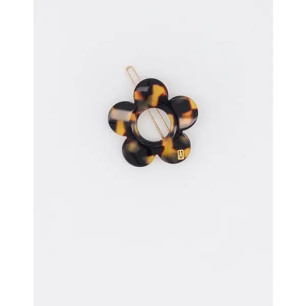Alexandre De Paris Saint Paul Acetate Side Barette - Tortoiseshell
