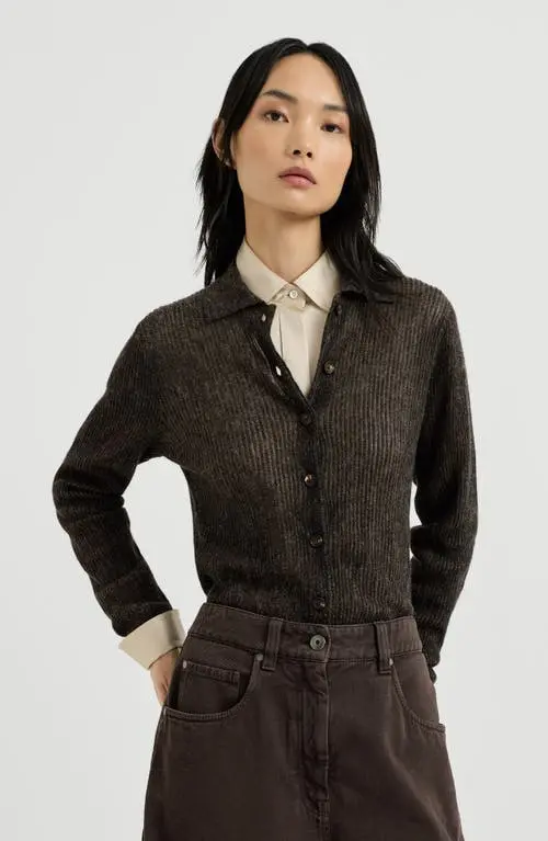 Brunello Cucinelli Sparkling Silk - Anthracite