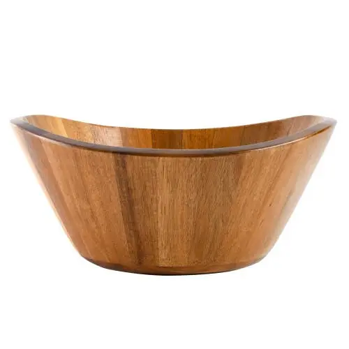 GIBSON HOME Sherwood Salad Bowl With Matching Serving Spoon & Fork