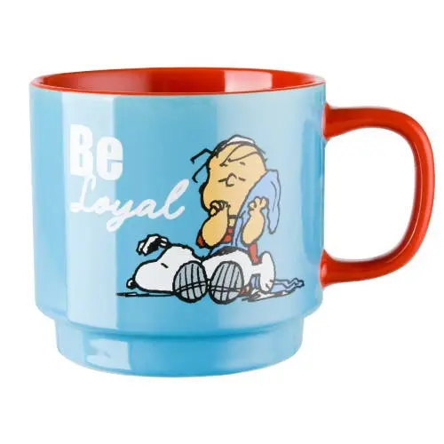 PEANUTS Snoopy Stackable Stoneware Mug Set With Rack