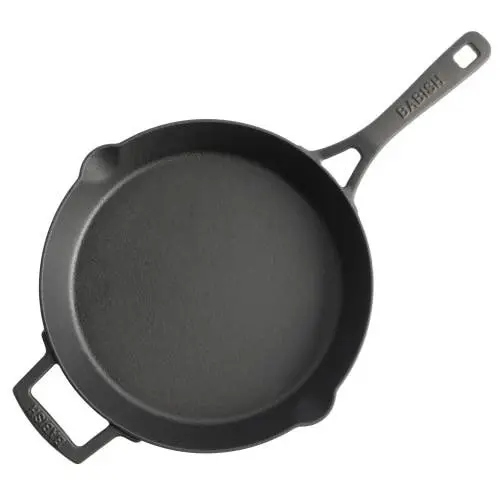 BABISH Cast Iron Preseasoned Skillet