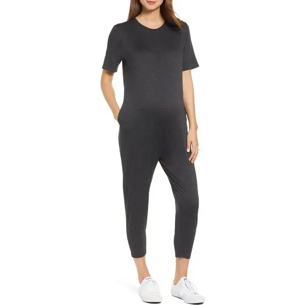Hatch Collection The Walkabout Jumper - Charcoal