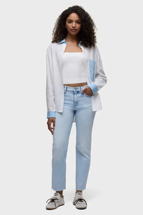 Hudson Jeans Nico Straight Ankle - Ocean Front
