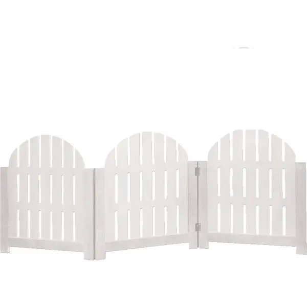 ETNA PRODUCTS Etna Adirondack Pet Gate3 Panel, Foldable - White